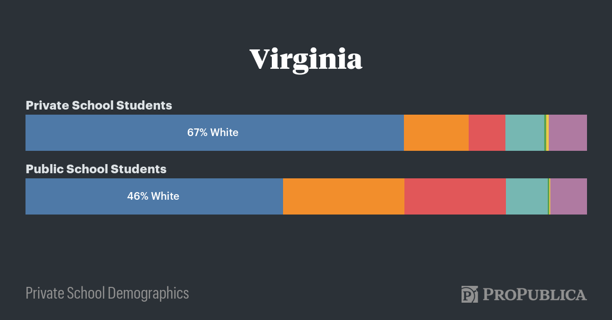 Private Schools in Virginia — Private School Demographics — ProPublica